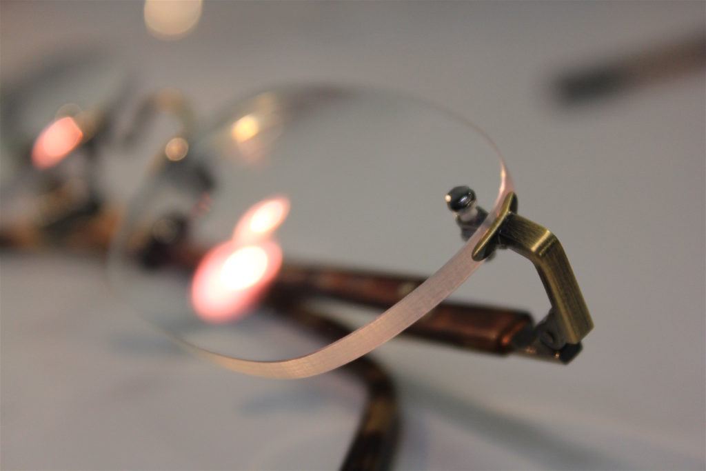 Lunettes percées Lunor, Chopard, Minima. - Atelier de l'Opticien