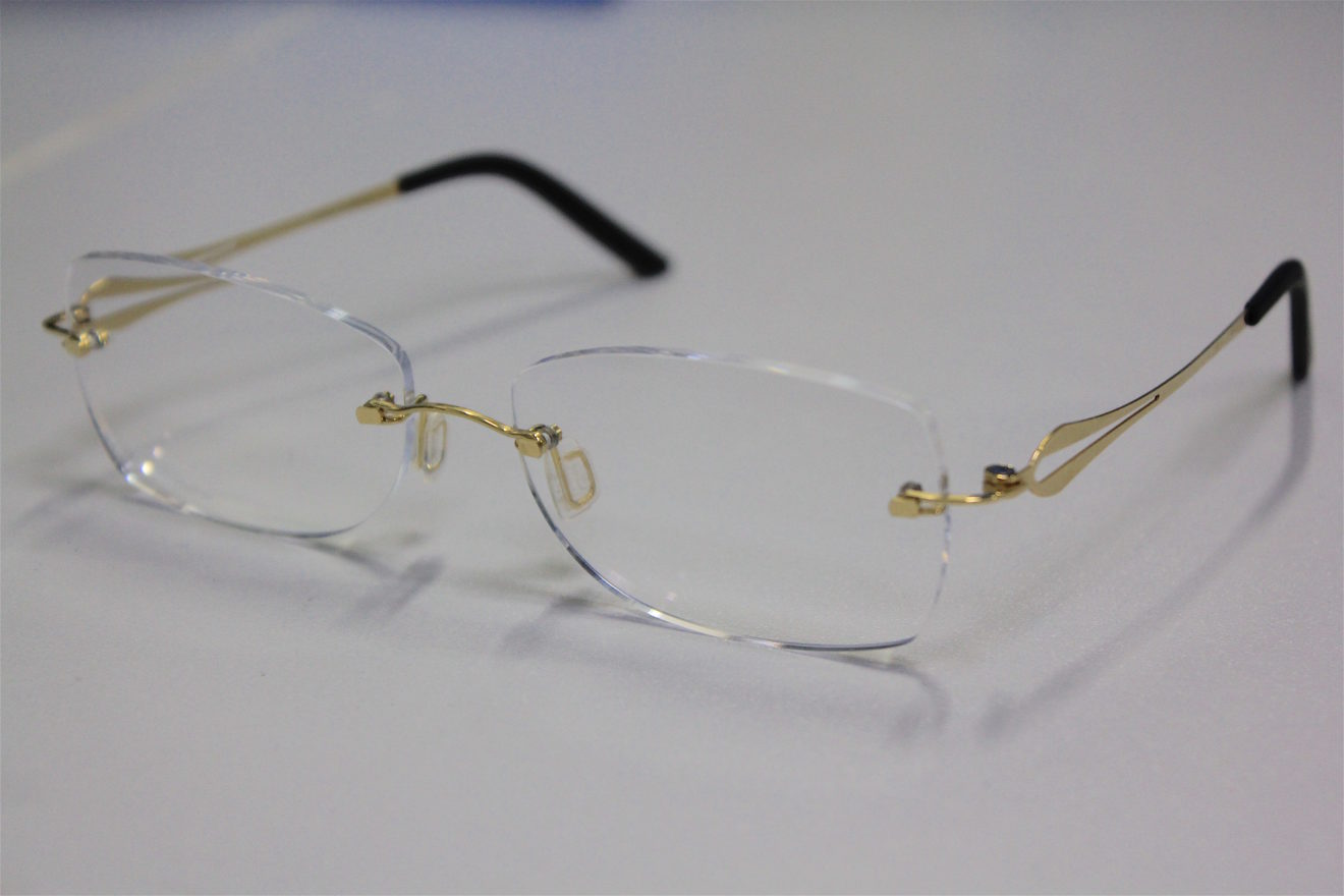 Lunettes percées Lunor, Chopard, Minima. - Atelier de l'Opticien